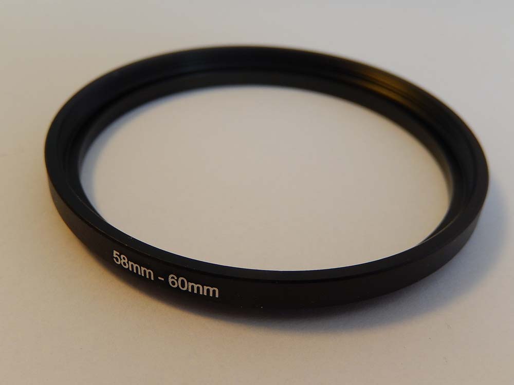 Anello adattatore step-up da 58 mm a 60 mm per obiettivo fotocamera