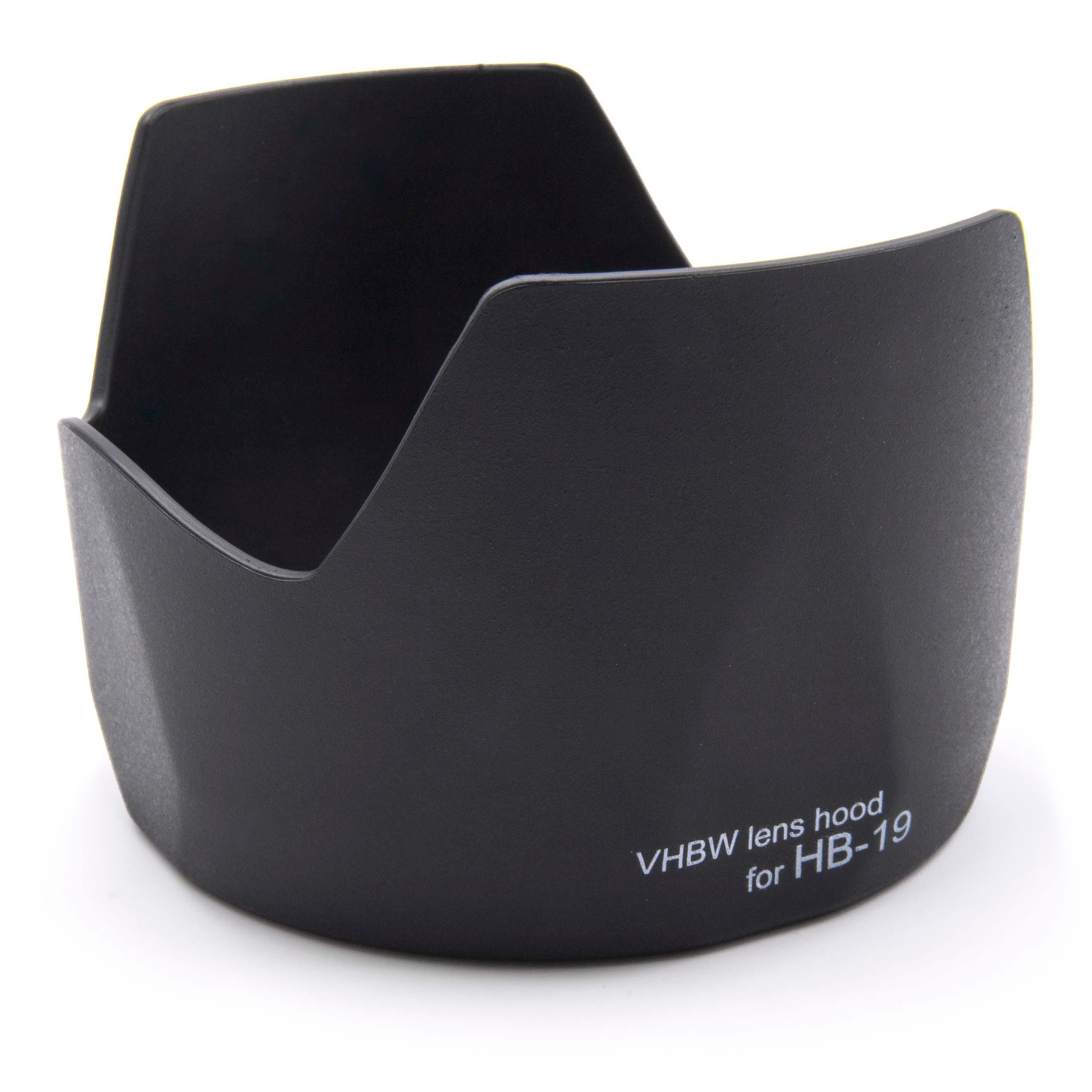 Cofano obiettivo sostituisce Nikon HB-19 obiettivo nero